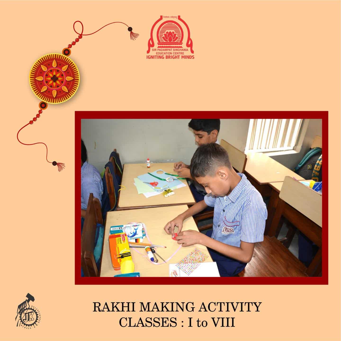 Rakhi Making Activity