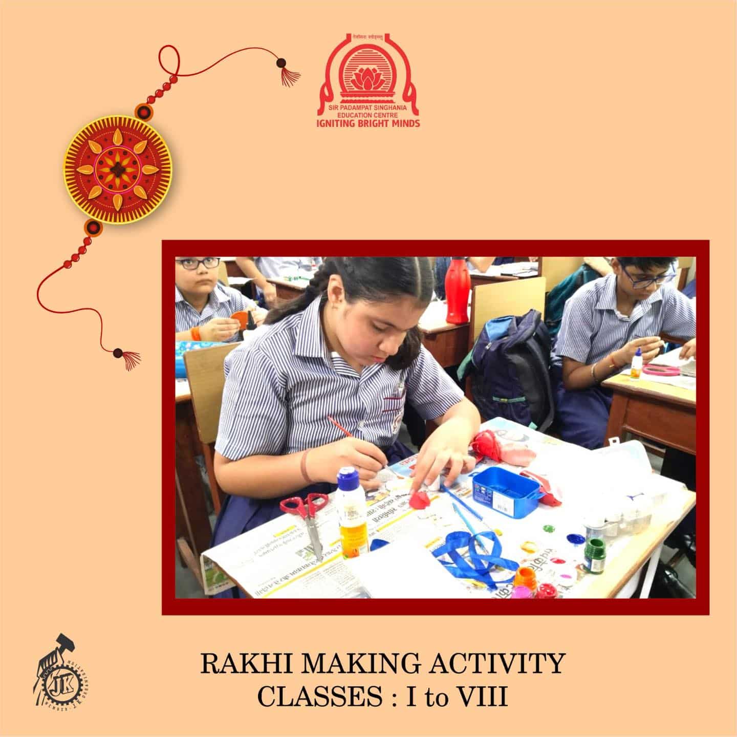Rakhi Making Activity