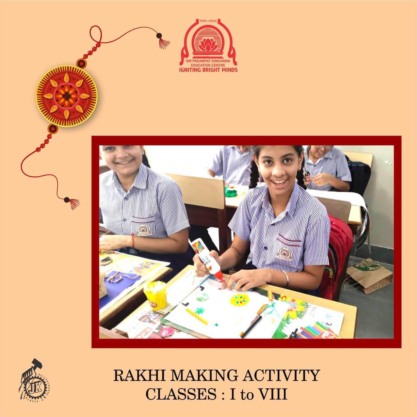 Rakhi Making Activity