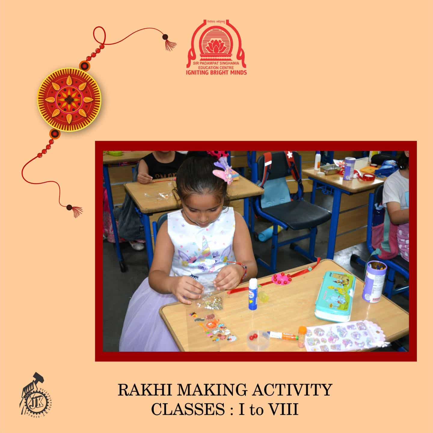 Rakhi Making Activity