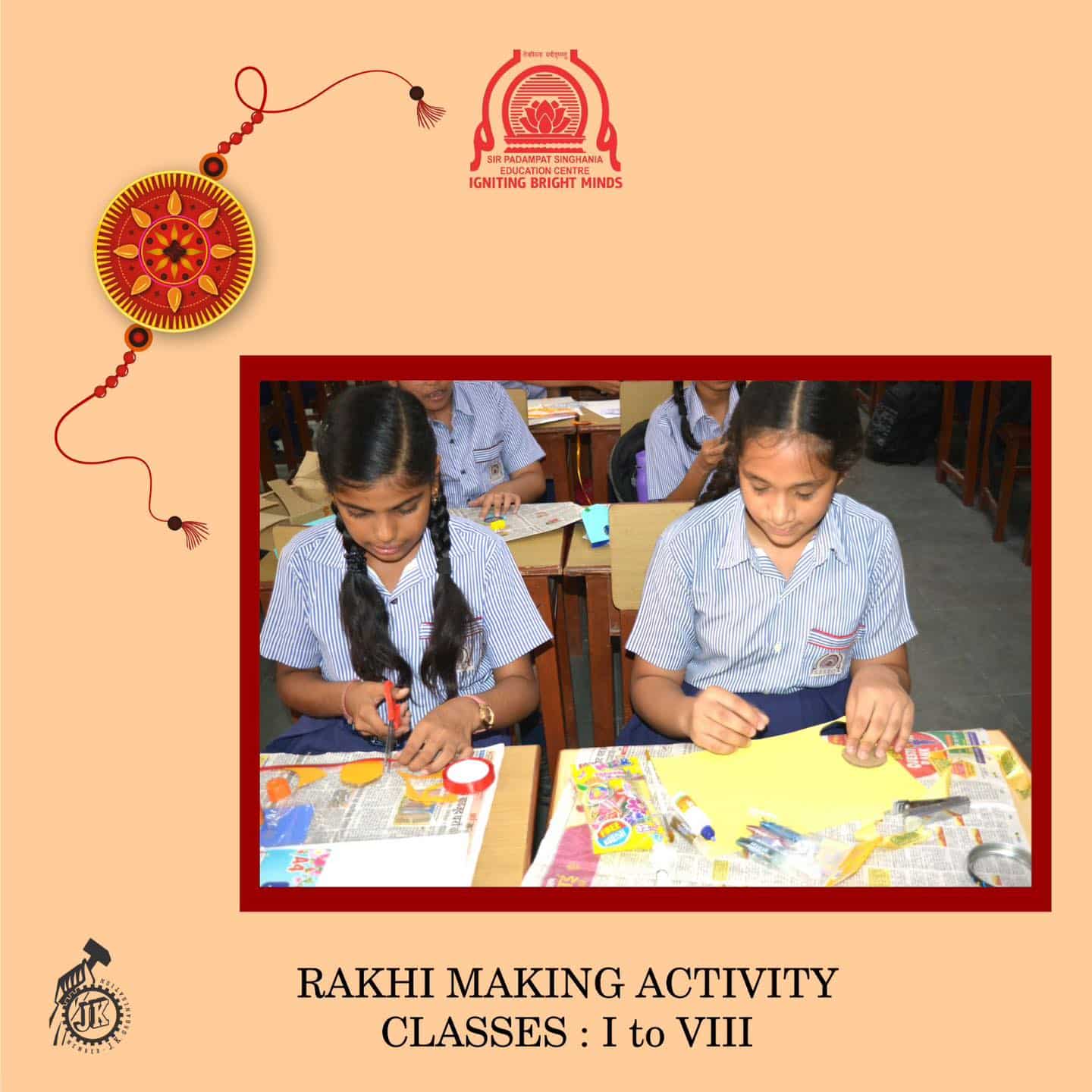 Rakhi Making Activity