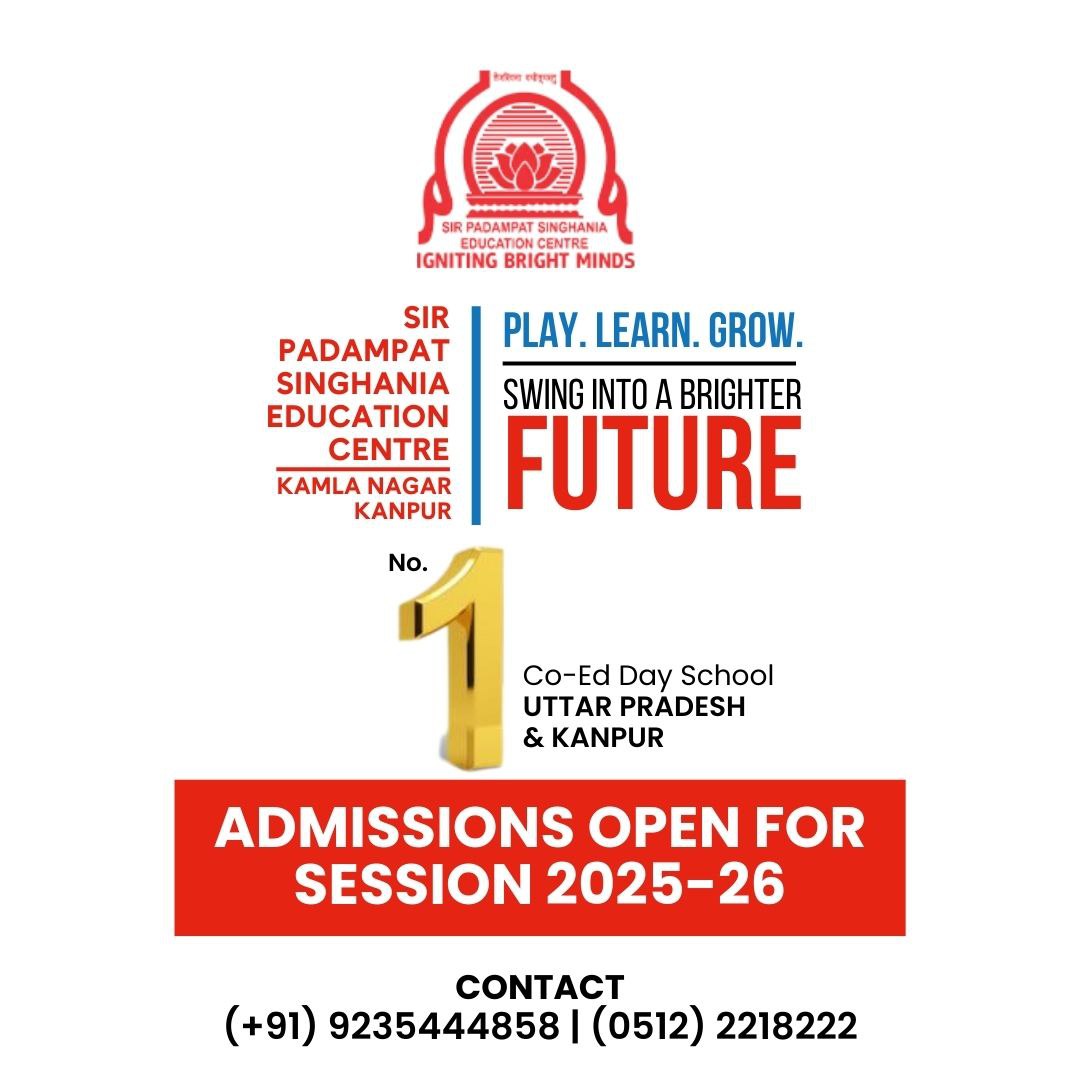 Admissions Open for Session 2025-26 at SPSEC, Kanpur's Leading School