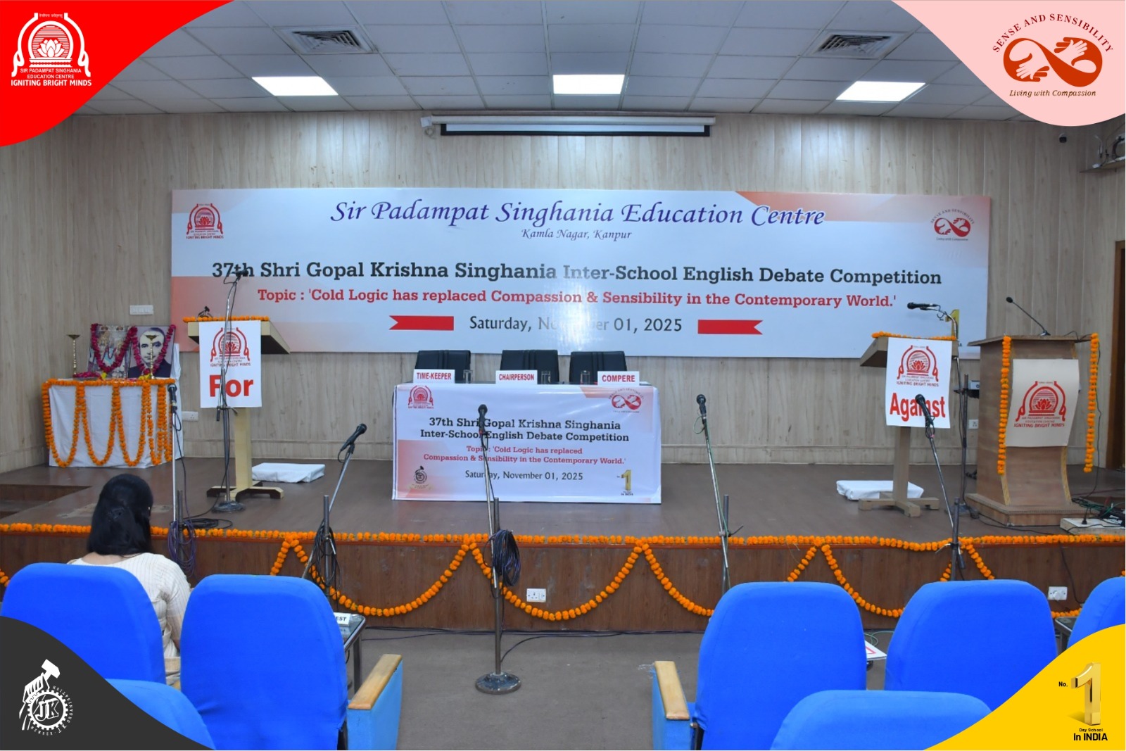 37th Shri Gopal Krishna Singhania Inter-School English Debate Competition