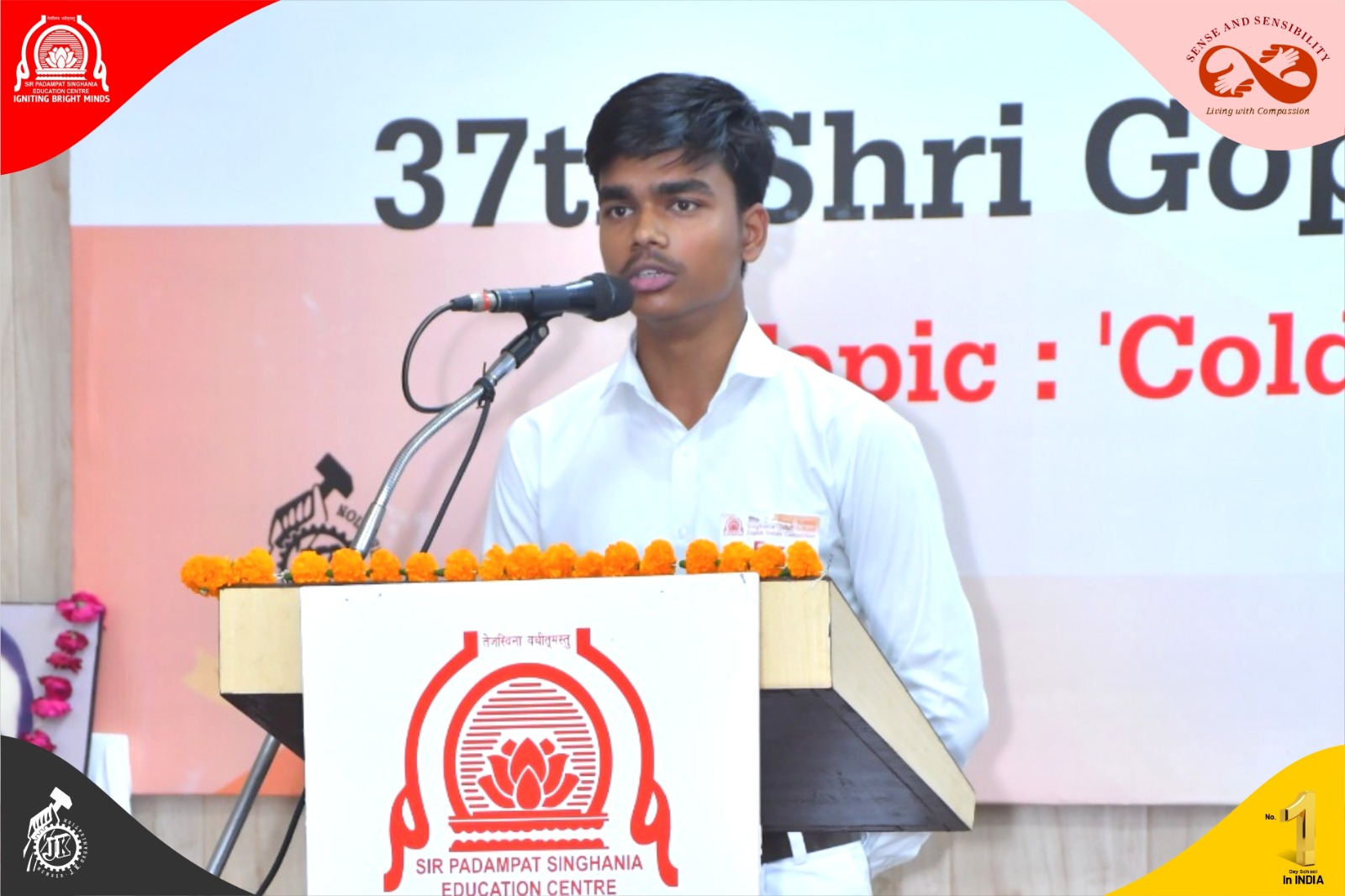 37th Shri Gopal Krishna Singhania Inter-School English Debate Competition